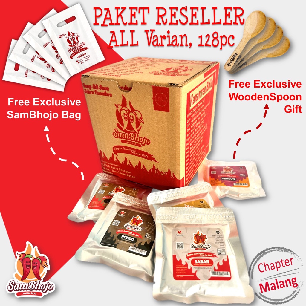 Jual SamBhojo (Sambal Bojo) Sachet Paket Reseller Siap Jualan, All ... Jual SamBhojo (Sambal Bojo) Sachet Paket Reseller Siap Jualan, All ...