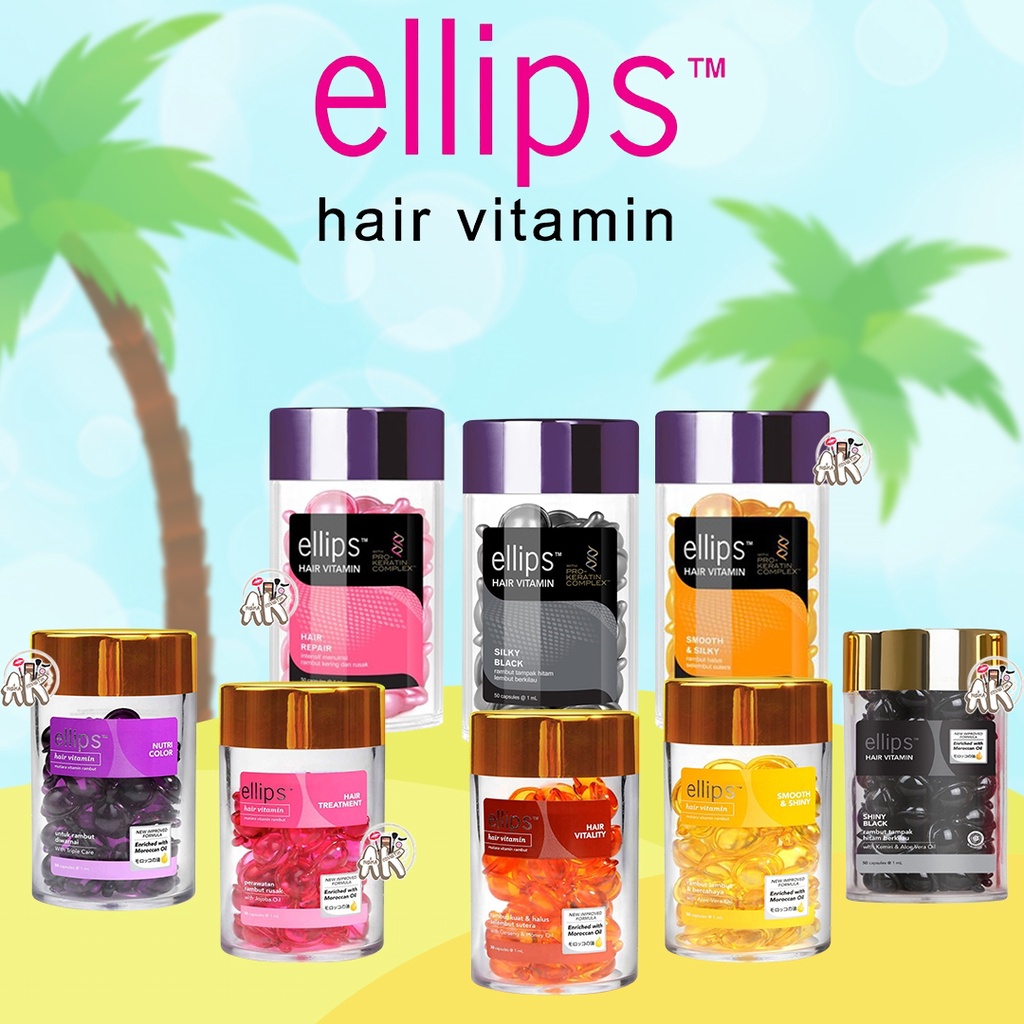 Jual ELLIPS VITAMIN RAMBUT / HAIR TREATMENT KERATIN SERIES ALL VARIAN ...
