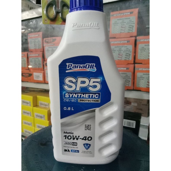 Jual PELUMAS MESIN MOTOR MATIC SP5 PANAOIL 0,8L SYNTHETIC | Shopee Indonesia
