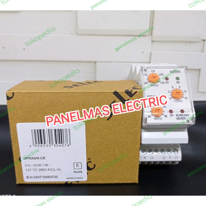 Jual SELEC VPRA2M VPR PROTEKSI TEGANGAN PFR VOLTAGE PROTECTION RELAY ...