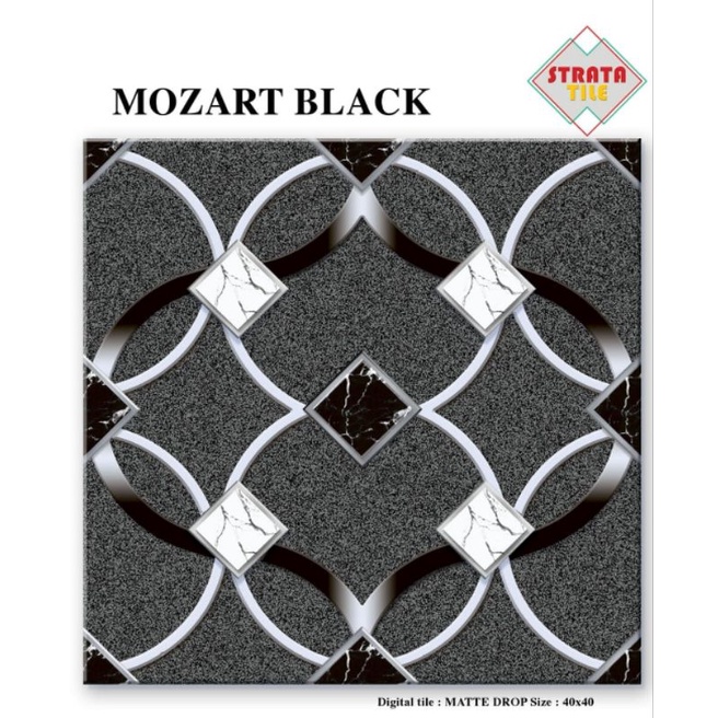 Jual Keramik Lantai Matt Strata Mozart Series Ukuran 4040 | Shopee ...