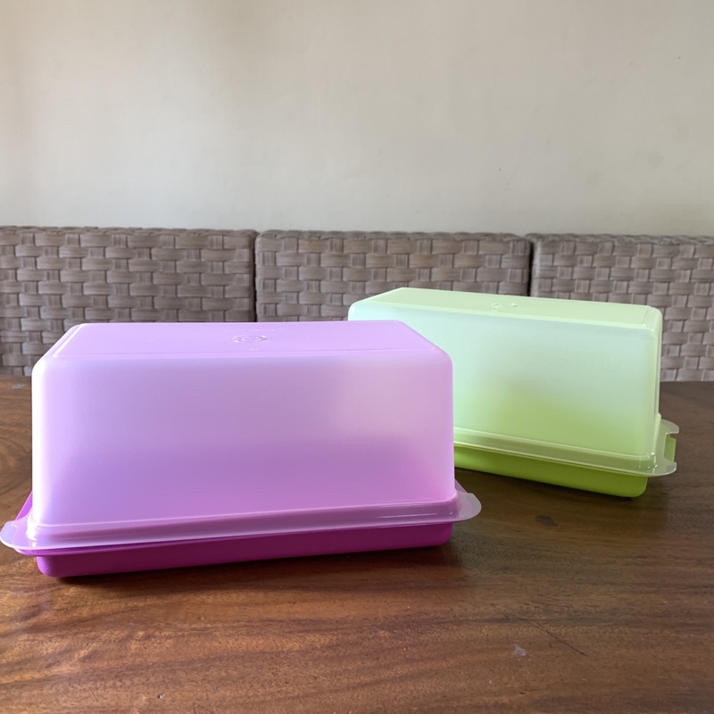 Jual Tempat Roti Tawar Serbaguna Panjang Tupperware | Shopee Indonesia