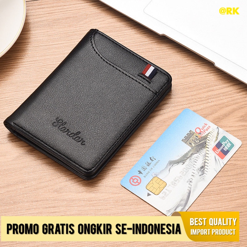 Jual Dompet Pria Slardar Ultra Tipis Pria Dompet Pria Vertikal Dompet ...
