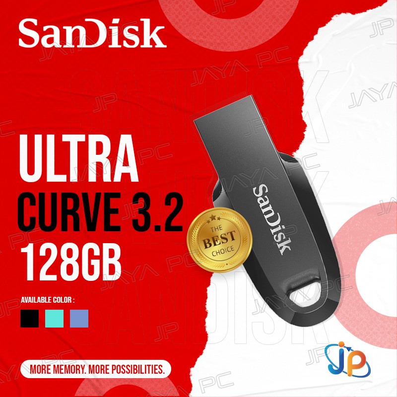 Jual FlashDisk Sandisk CZ550 128GB - Flash Disk Ultra Curve 128 GB USB ...
