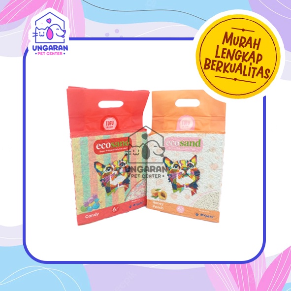 Jual ECO SAND Tofu Cat Litter 6lt - Pasir Kucing Tofu Soya | Shopee Indonesia