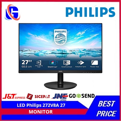 Jual Monitor LED Philips 272V8A 27" IPS 1080 75Hz VGA HDMI DP Speaker ...