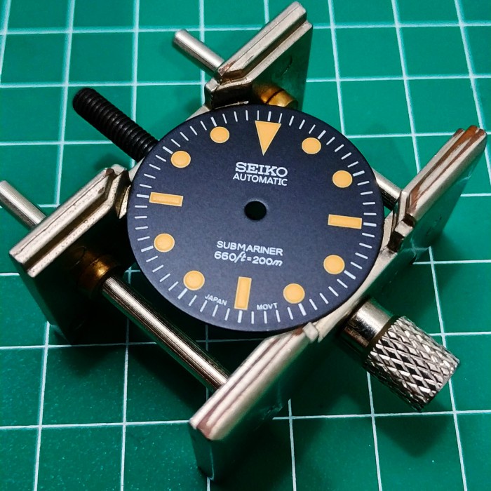 Jual seikomod mod seiko dial scubamaster 7s26 nh35 nh36 black patina ...