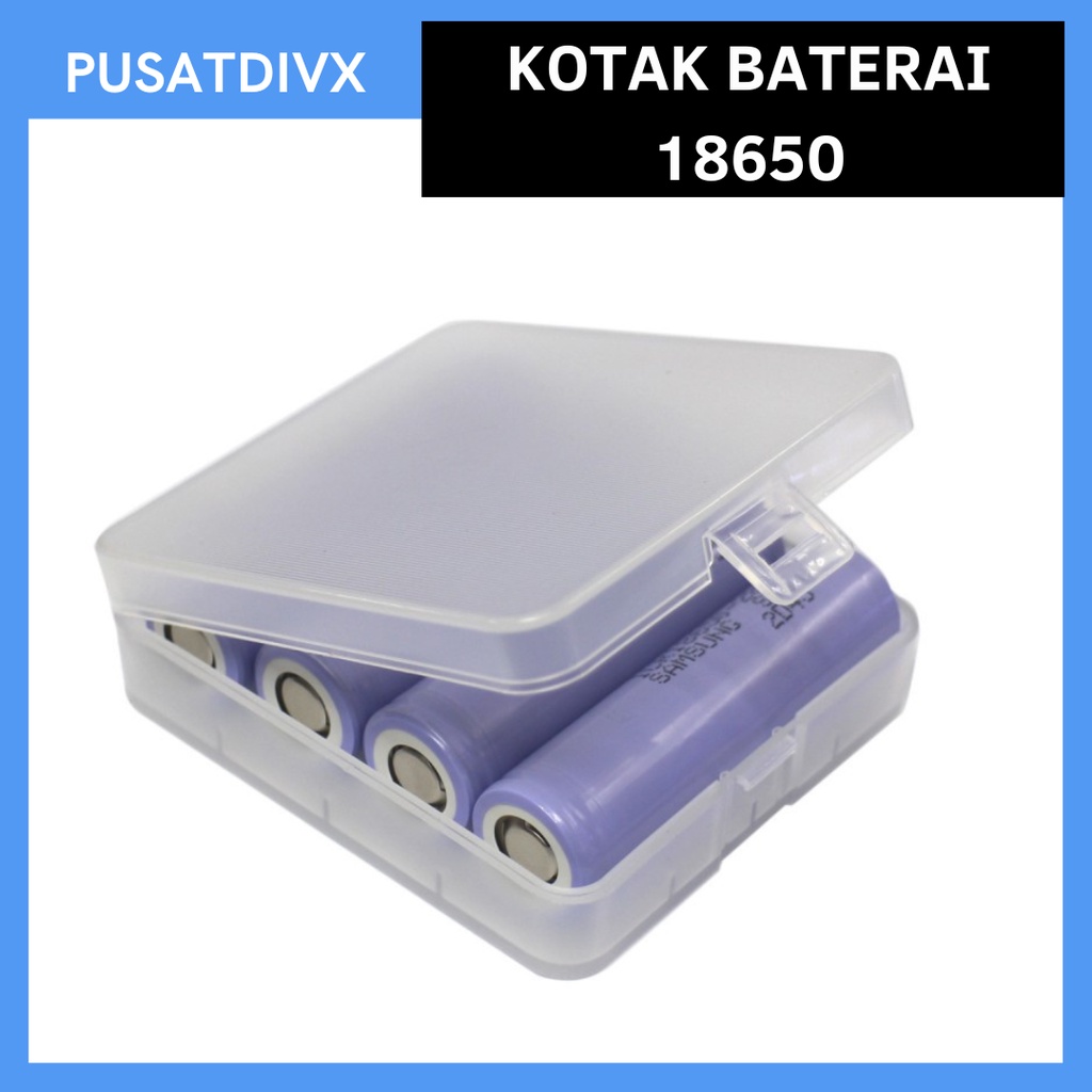 Jual SANJI KOTAK BATERAI 4 SLOT 18650 TEMPAT BOX PLASTIK MULTIFUNCTION ...