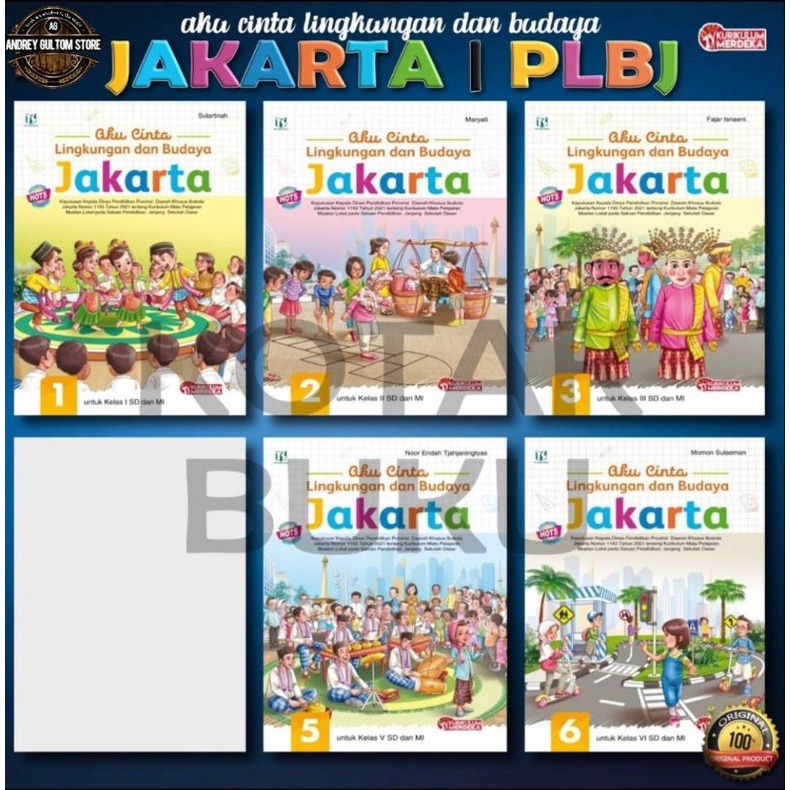 Jual Buku PLBJ Kelas 1 2 3 4 5 6 / AKU CINTA LINGKUNGAN DAN BUDAYA / PLBJ SD / Kurikulum Merdeka ...
