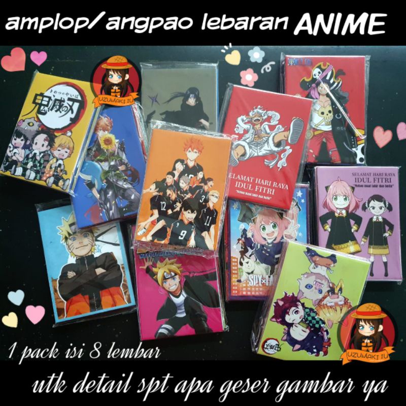 Jual amplop/angpao lebaran idul fitri anime | Shopee Indonesia