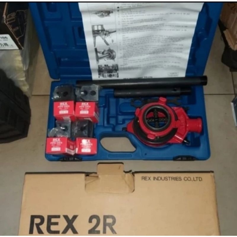 Jual Alat Senai Drat Pipa Manual Beby Rex 2R 1/2 - 11/4" ratchet ...