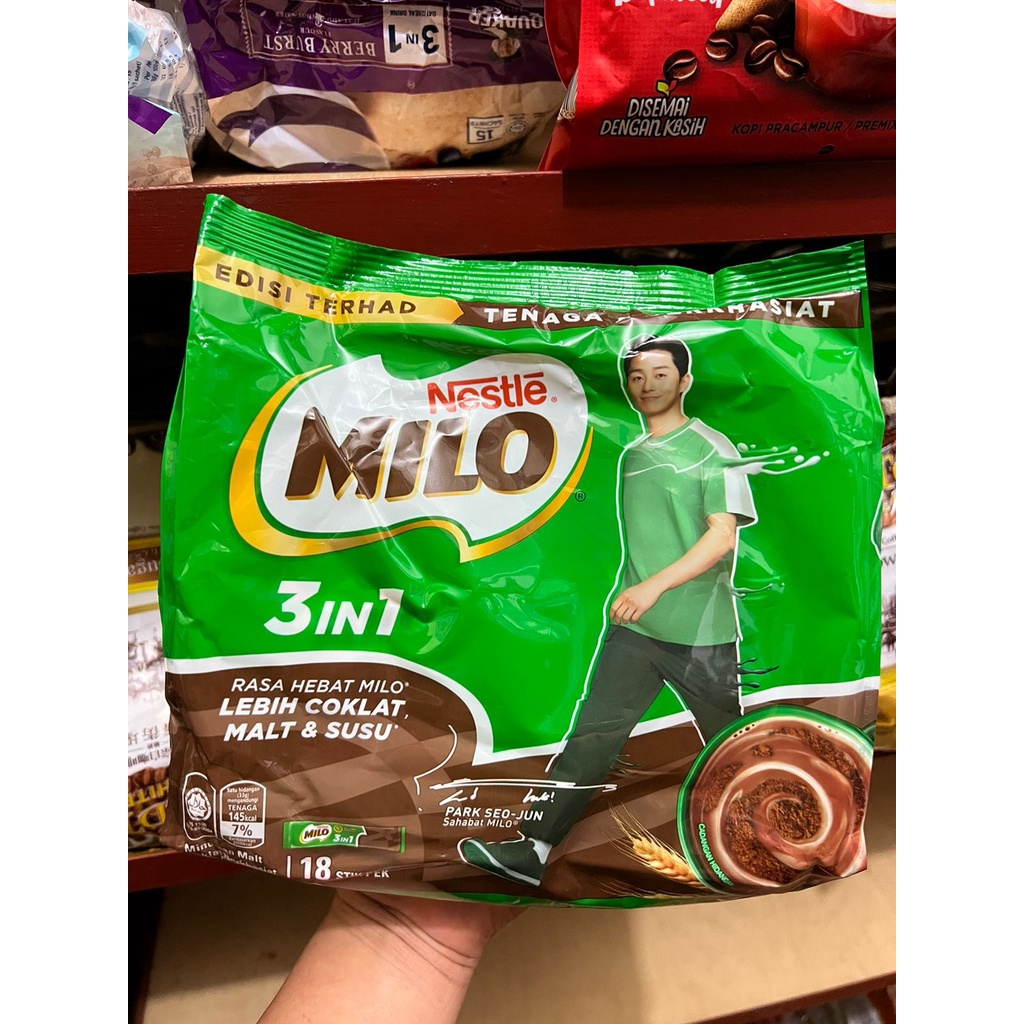 Jual Milo 3in1 21 Sachet Malaysia HALAL | Shopee Indonesia