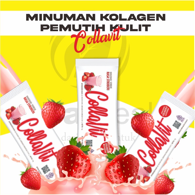Jual MINUMAN COLLAGEN PEMUTIH BADAN Collavit Collagen Drinks sudah BPOM ...