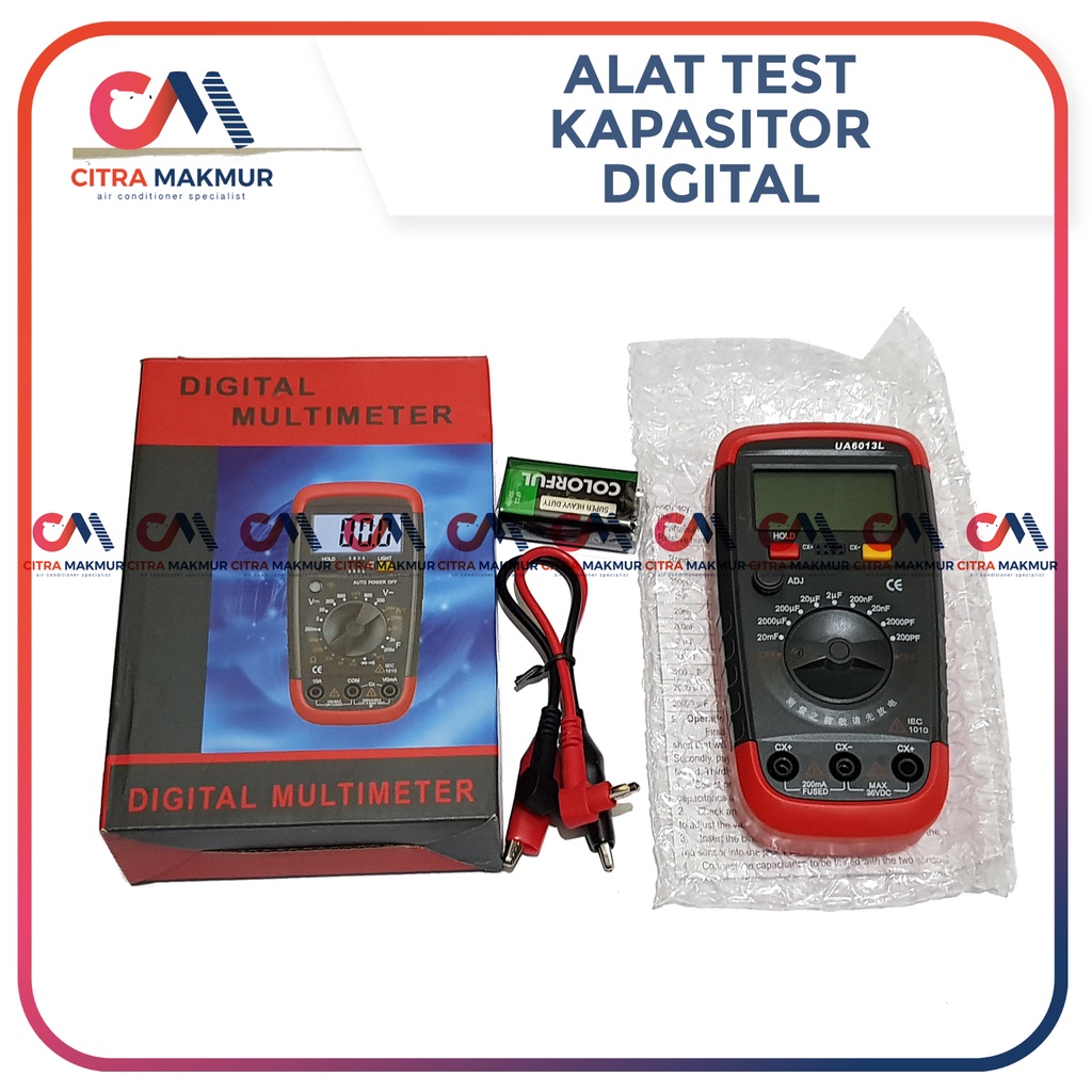 Jual Capasitor Tester Alat Ukur Kapasitor Mesin Cuci AC Kulkas uF Elco ...
