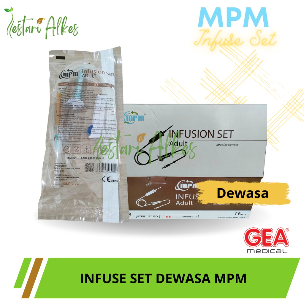 Jual Infuset Dewasa Gea Selang Infus Set Infusion Set | Shopee Indonesia