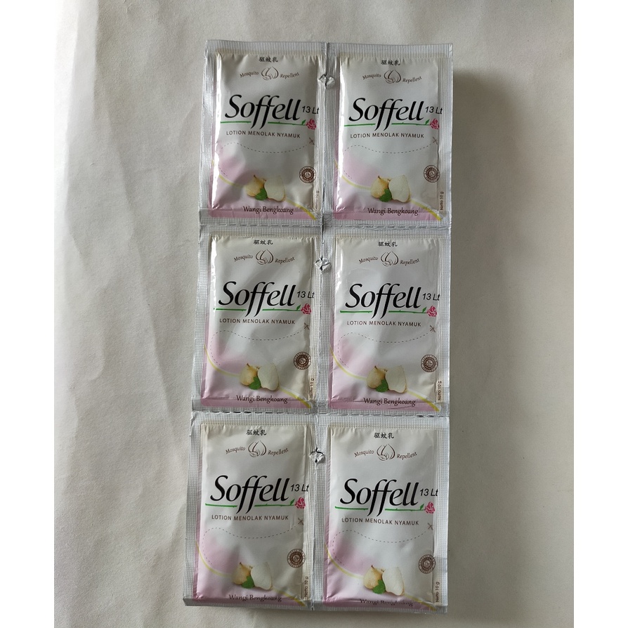 Jual Soffel Lotion Anti Nyamuk isi 12 Sachet - Renceng | Shopee Indonesia