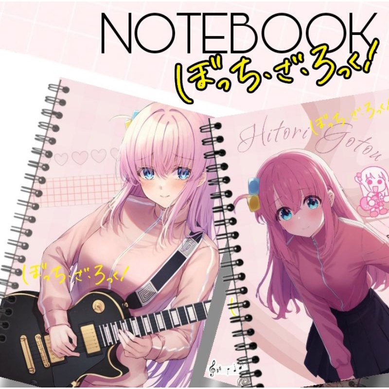 Jual Notebook Bocchi The Rock Anime Notebook Hitori Gotou Waifu ...
