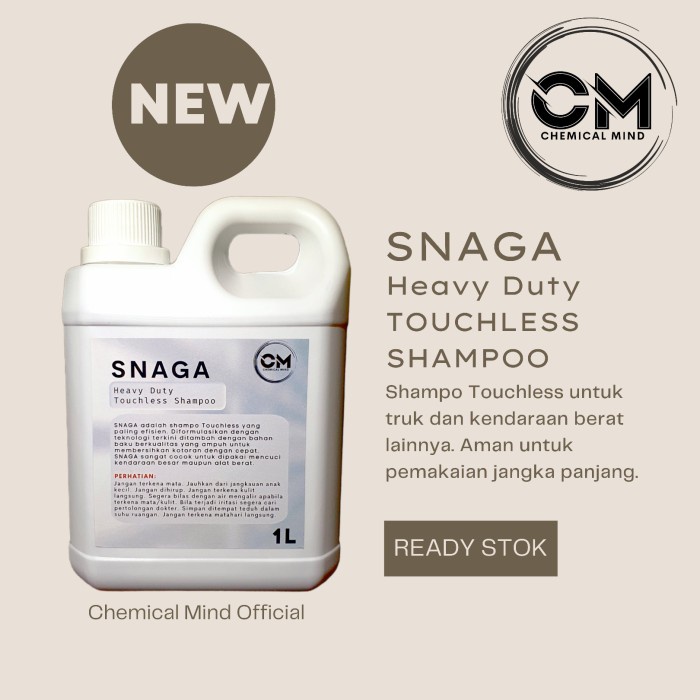 Jual ~~~~~] SHAMPO TOUCHLESS TRUK ALAT BERAT 1 LITER HEAVY DUTY SNAGA ...