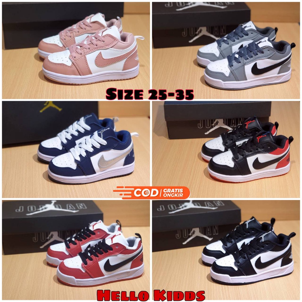 Jual Sepatu Jordan Pendek Anak Sepatu Anak Laki Laki & Perempuan ...
