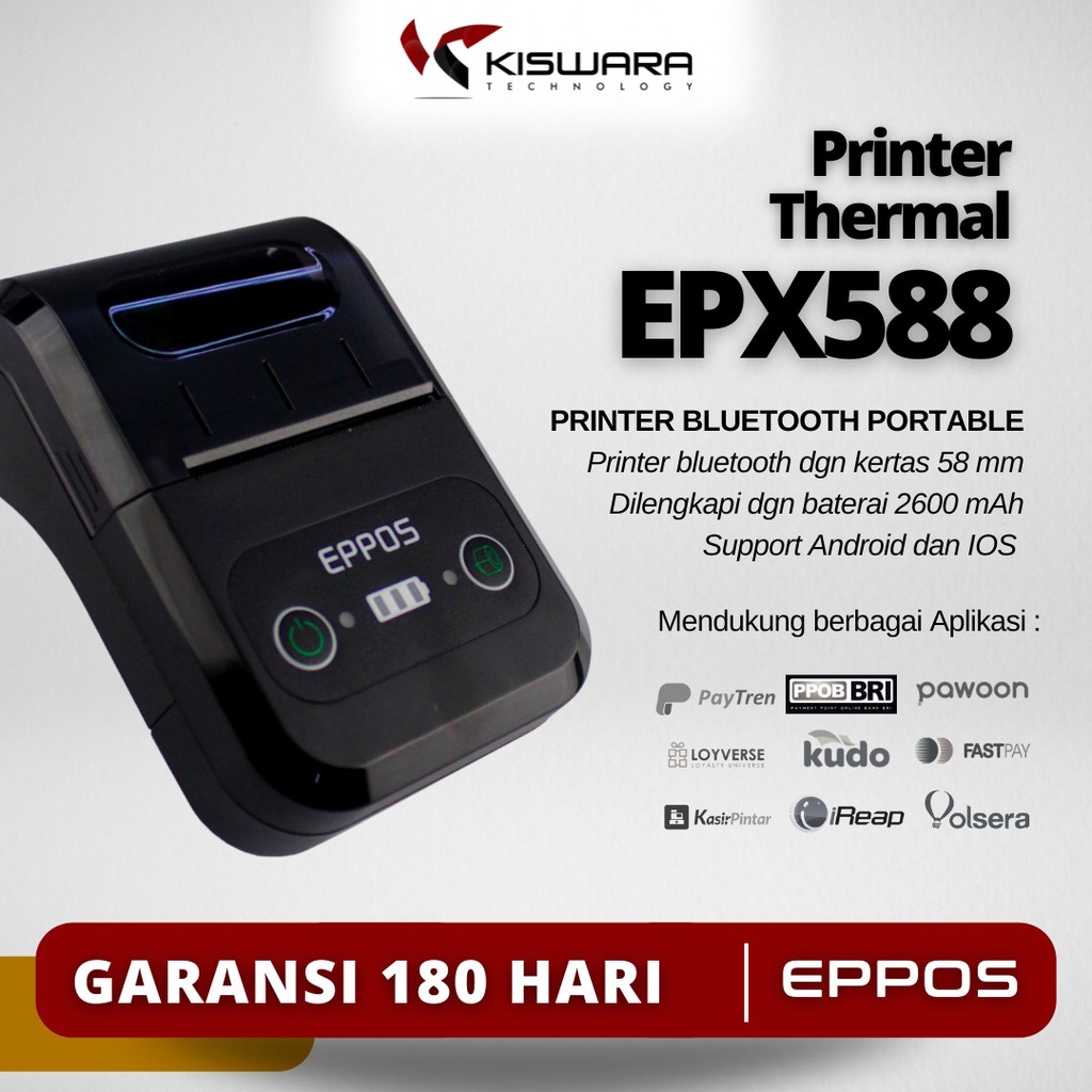 Jual PRINTER THERMAL PRINTER LABEL ALAMAT 58MM EPPOS EPX588 RPP02 | Shopee Indonesia