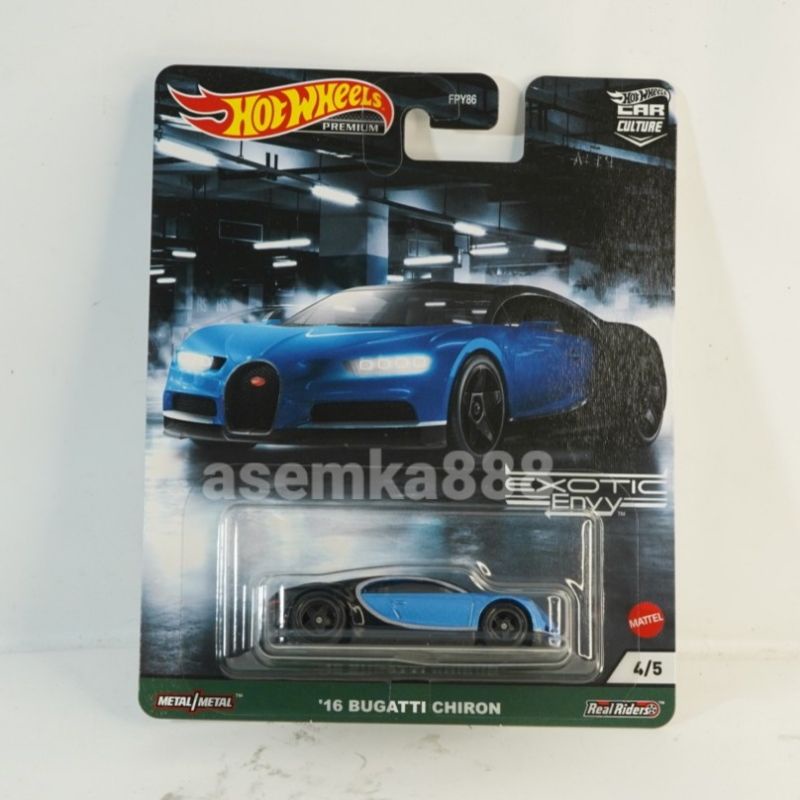 Jual Hotwheels 1/64 diecast premium Excotic Envy 2016 Bugatti Chiron ...