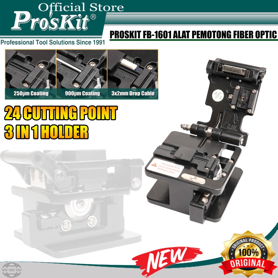 Jual Proskit FB-1601 Alat Pemotong Fiber Optik Fiber Cleaver Precision ...