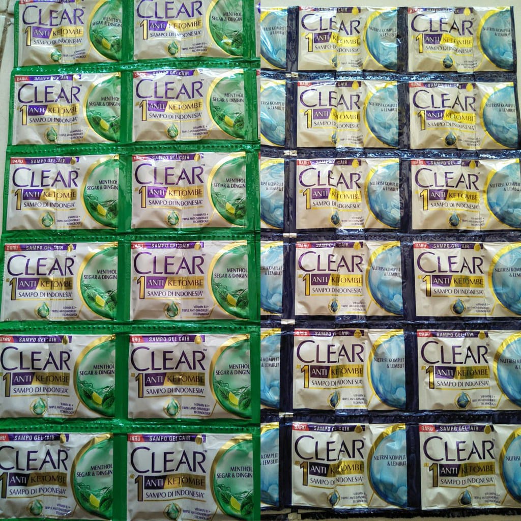 Jual ARJUNA CLEAR SHAMPO sachet / Shampo Clear Renceng isi 12 Kosmetik ...