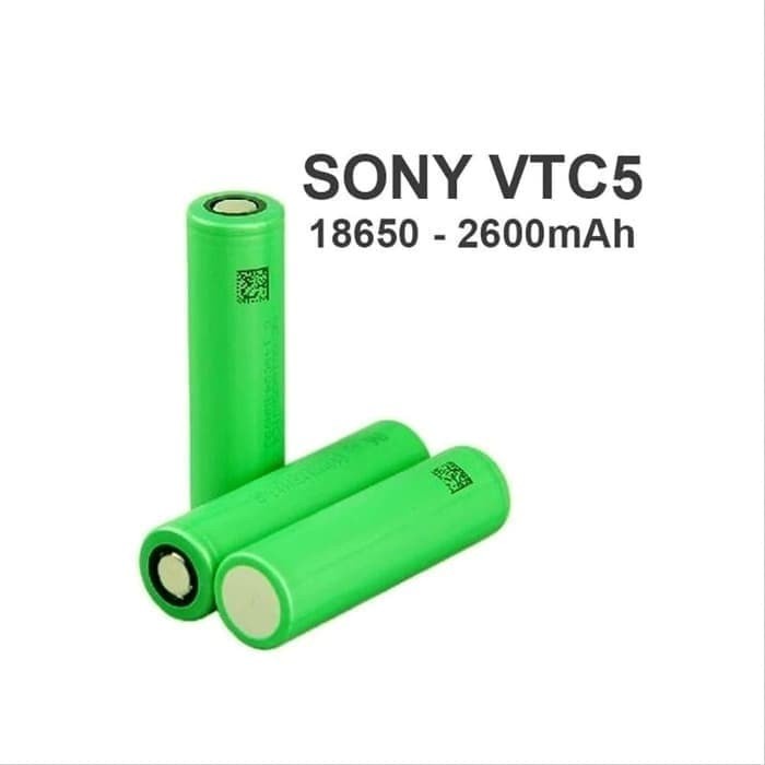 Jual 100% AUTHENTIC BATERAI SONY VTC 5 2600MAH 18650 BATTERY | Shopee ...