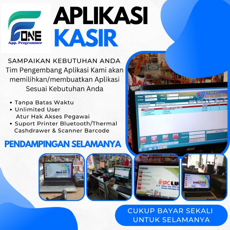 Jual Software Kasir Toko dan Minimarket - Fonepos | Shopee Indonesia