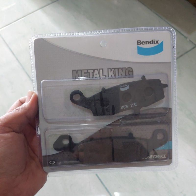 Jual Kampas rem Depan BENDIX METAL KING MD37 ESTRELLA W250,ER6-versys old (kanan) | Shopee Indonesia