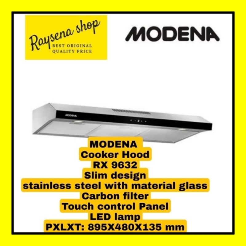 Jual MODENA RX 9632 / RX9632 / RX-9632 Cooker hood | Shopee Indonesia