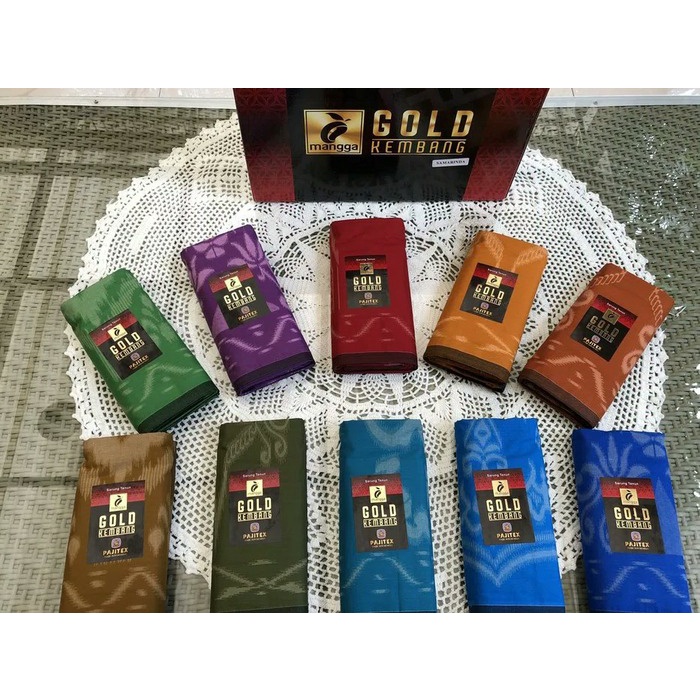 Jual 1 BOX SARUNG MANGGA GOLD KEMBANG | Shopee Indonesia