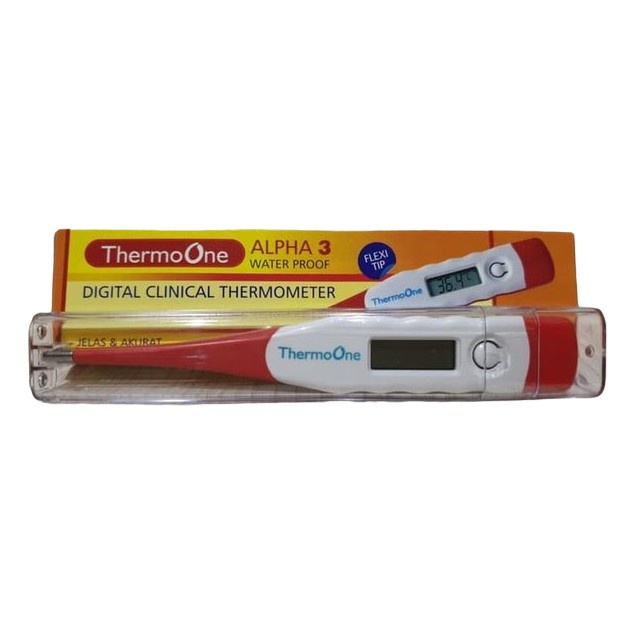 Jual TERMOMETER DIGITAL THERMO ONE ALPHA 3 WATER PROOF FLEXITIP ...