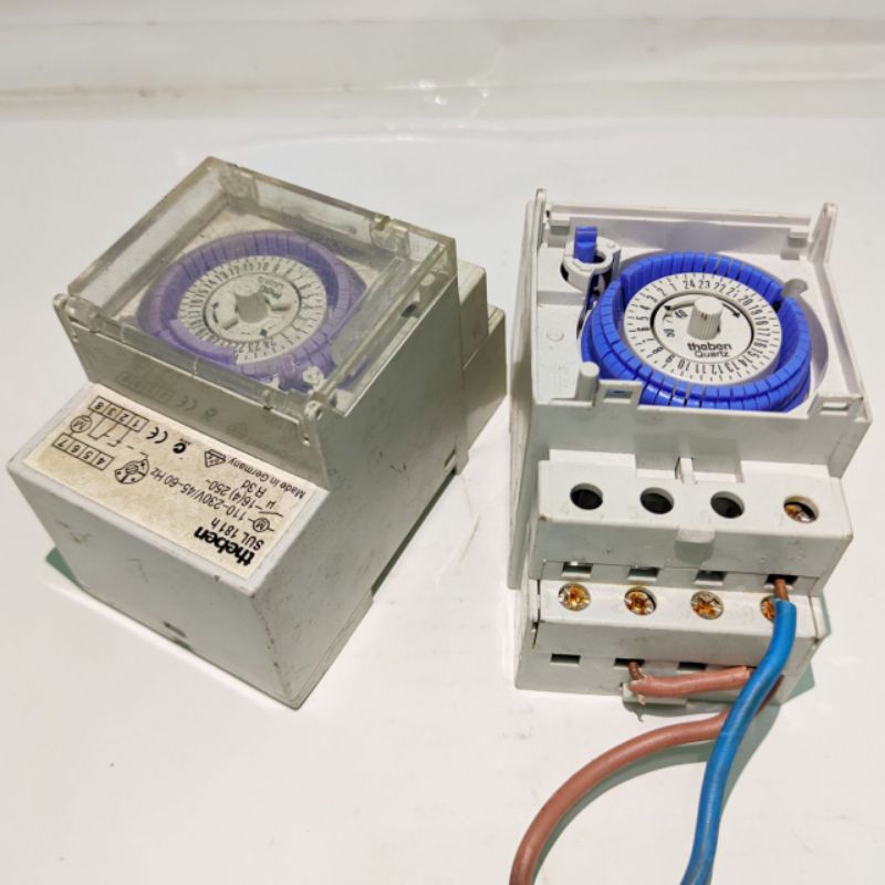 Jual harga 2 pcs TIMER ANALOG THEBEN SUL 181H PANEL LAMPU OTOMATIS TIME ...