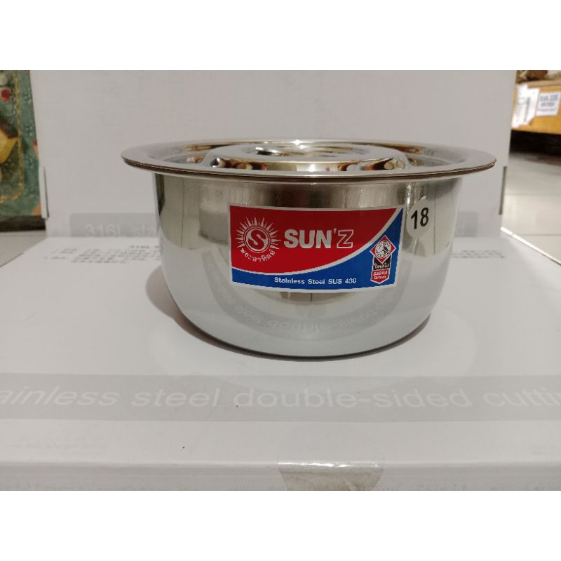 Jual indian pan 18cm (2,5L) stainless sun 370822 | Shopee Indonesia