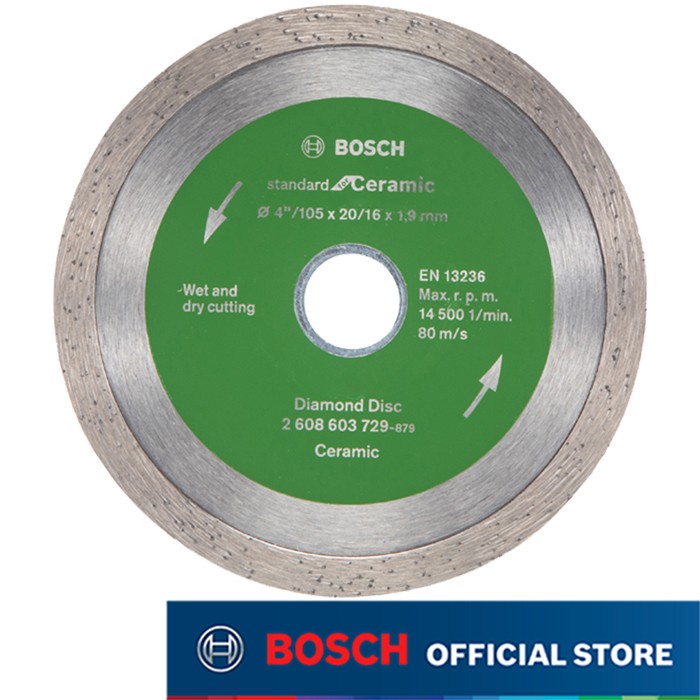 Jual Bosch Mata Diamond Potong untuk Batu / Tembok / Stone 105mm ...