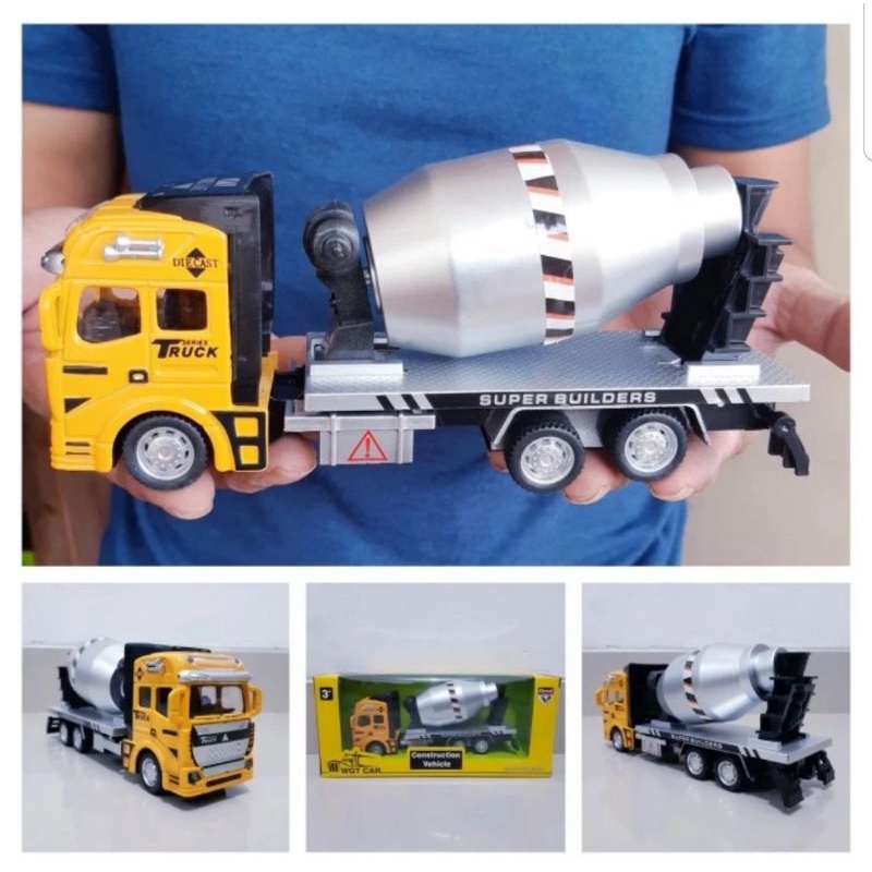 Jual Diecast Mobil Truk Molen Semen - Diecast Mobil Konstruksi Truck ...