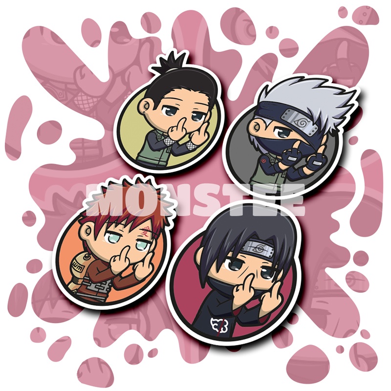 Jual Stiker Anime Chibi Naruto Shippuden Part 2 Sticker Vinyl Kakashi ...