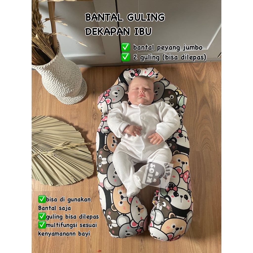 Jual BANTAL GULING BAYI DEKAPAN IBU / MULTIFUNGSI 3IN1 BANTAL GULING ...