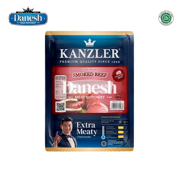 Jual Smoked Beef Kanzler Daging Burger Sapi Makanan Olahan Murah ...