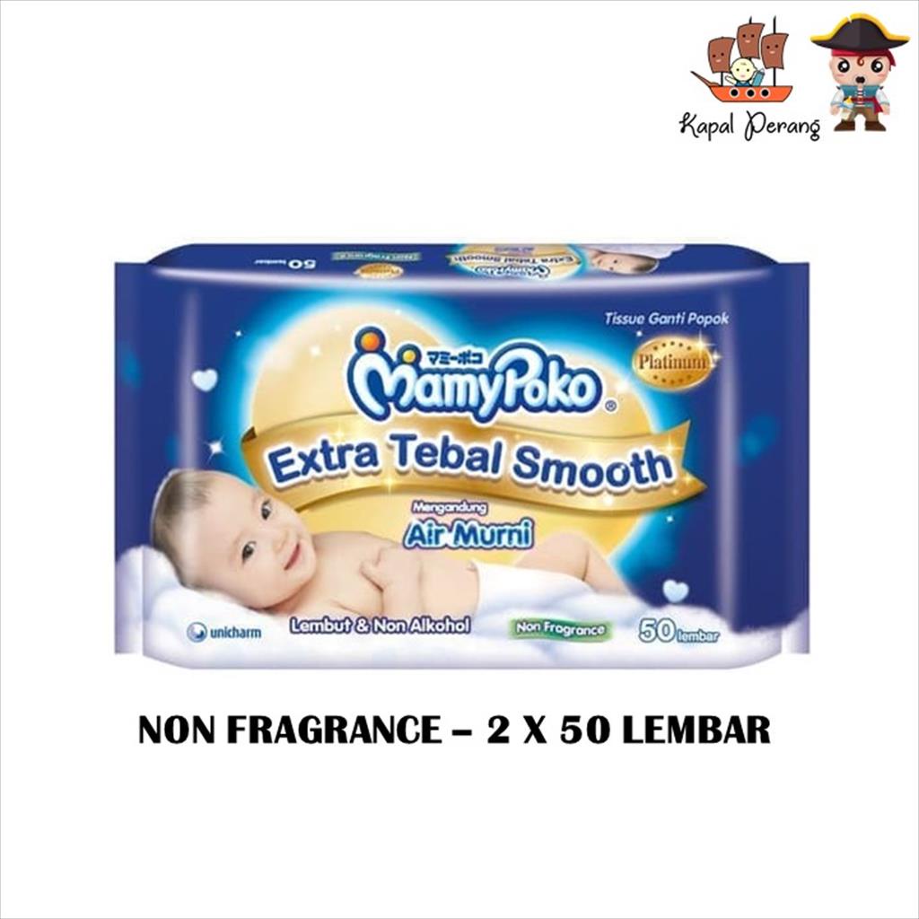 Jual Mamypoko Tissue Extra Tebal 50 + 50s Non Fragrance | Shopee Indonesia
