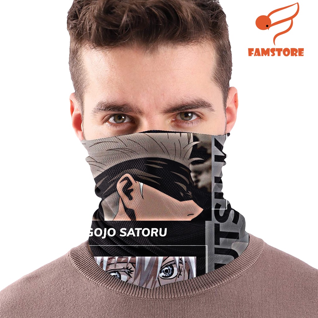 Jual buff anime gojo satoru terbaru unik | Shopee Indonesia