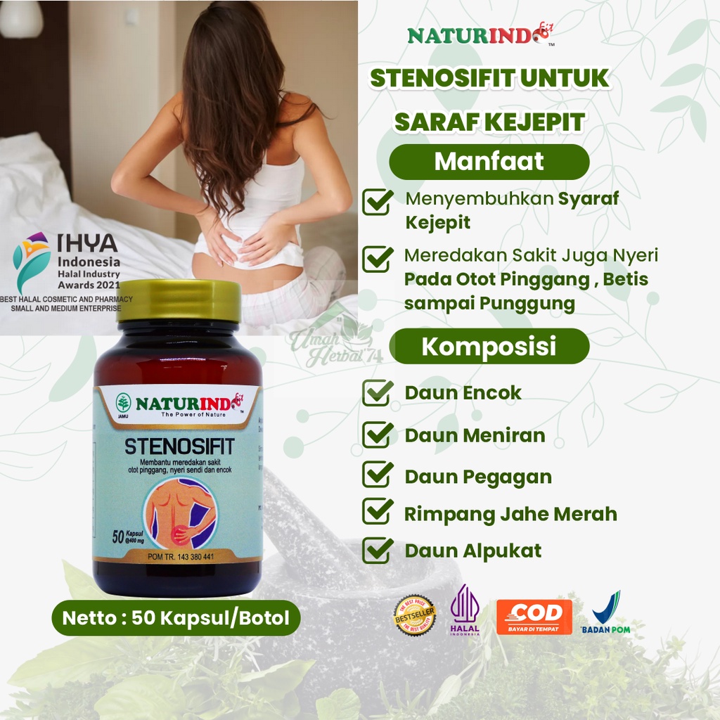 Jual Obat Sakit Pinggang dan Nyeri sendi Saraf Kejepit Pinggang dan ...