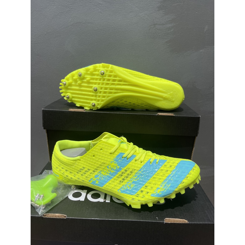 Jual SEPATU RUNNING SPIKE ADIZER0 FINESSE SOLAR YELLOW | Shopee Indonesia