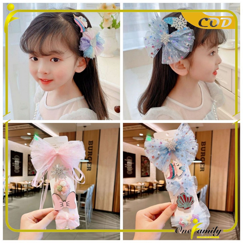 Jual ONE- C340-C342 Jepit Rambut Anak Lucu Set 10 IN 1 / Baby Hair Clip ...