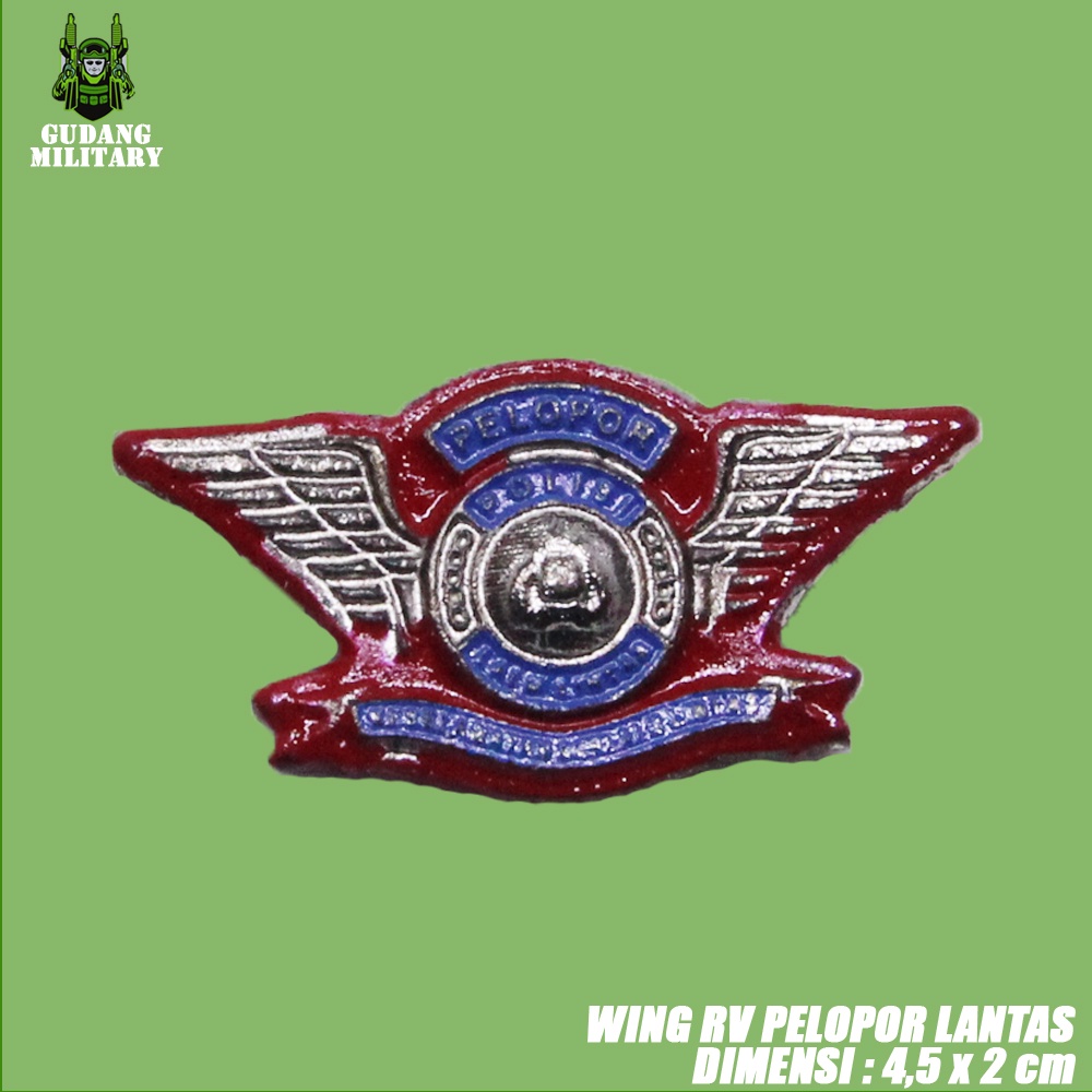 Jual Aksesoris Brevet Perwira Keren - Wing RV Pelopor Lantas | Shopee ...
