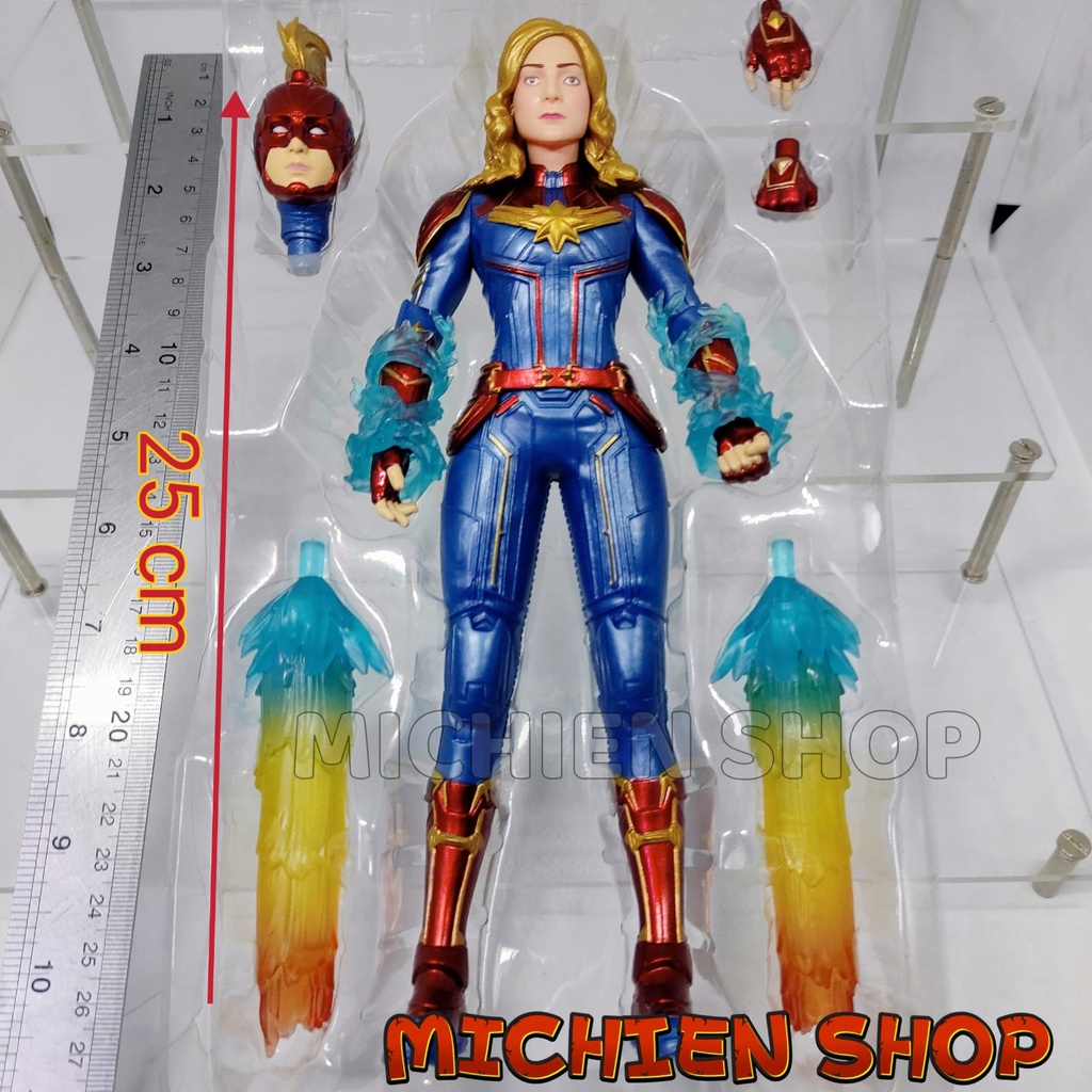 Jual ACTION FIGURE CAPTAIN MARVEL CAROL DANVERS HERO AVENGERS MAINAN ...