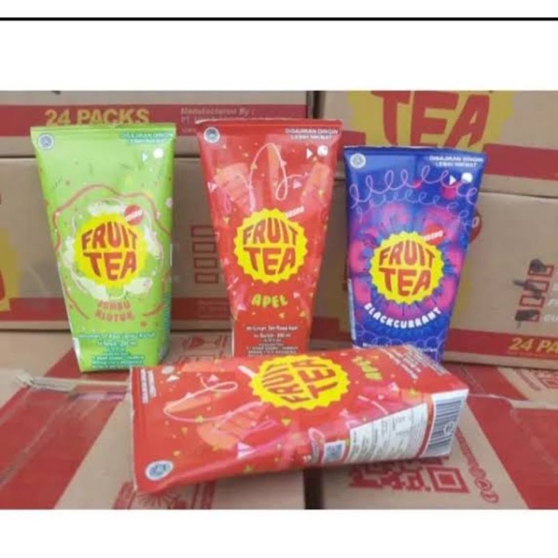 Jual 24pcs 1 Duz Fruit Tea 200ml Genggam, Minuman Botol Fruit Tea ...