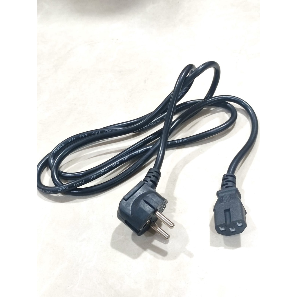 Jual Kabel Power PC Komputer 1,5meter / Kabel Power Monitor / Kabel ...