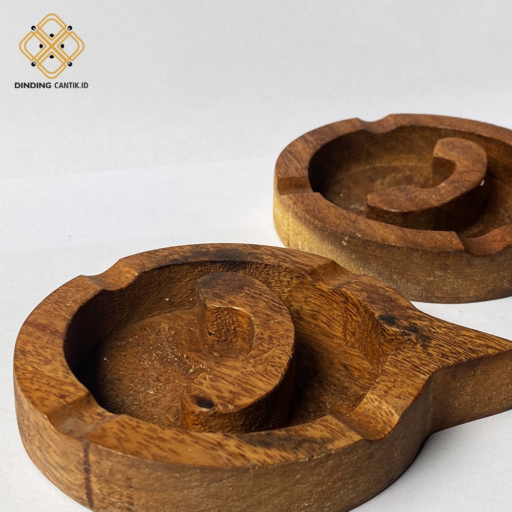 Jual Asbak Rokok Kayu Jati Simbol Murah Berkualitas | Shopee Indonesia